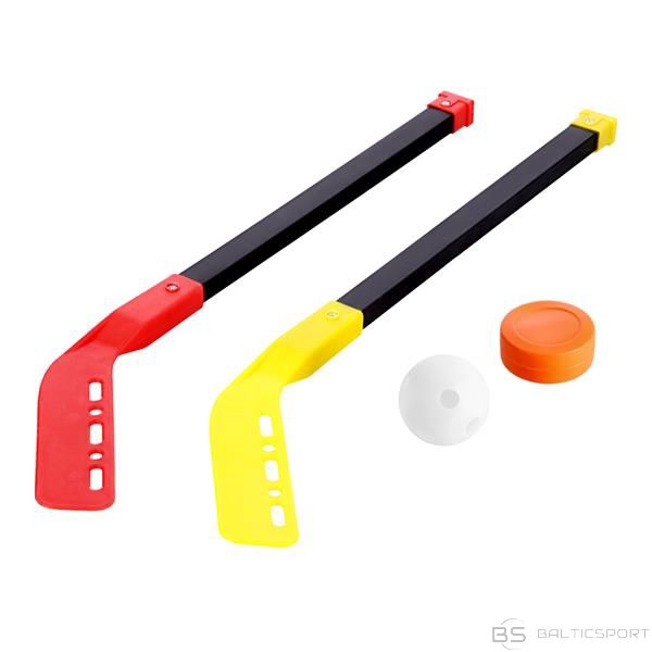 Mini Hokeja Komplekts bērniem (84 x 54 x 33 cm) vārti+nūjas+ripa+bumba Nils